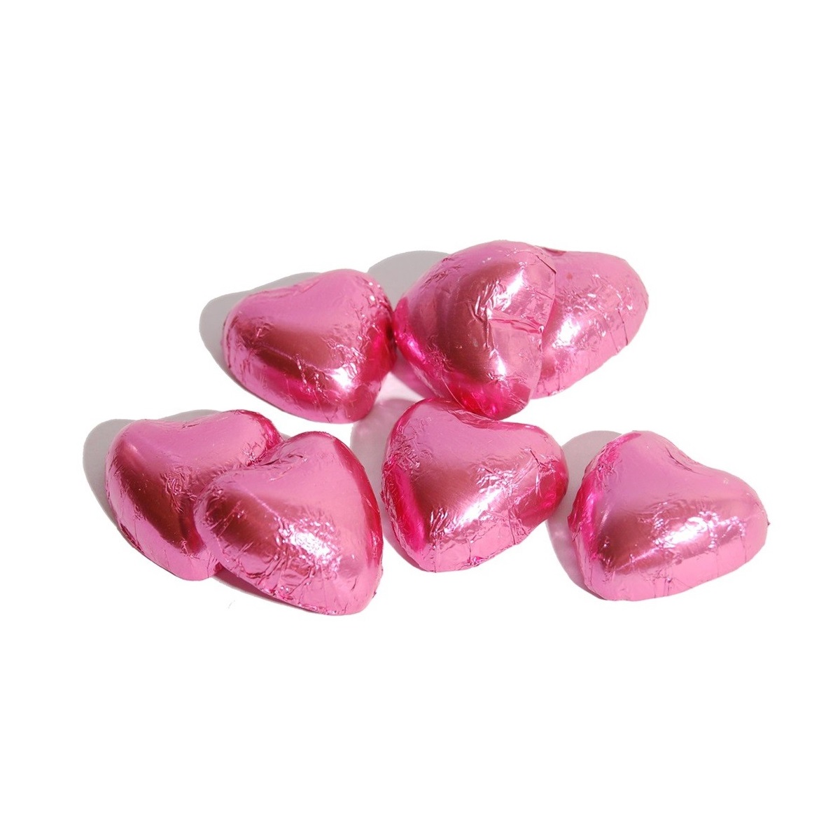 Chokolade Hjerte - 10 stk - Pink - Kama Kaffe